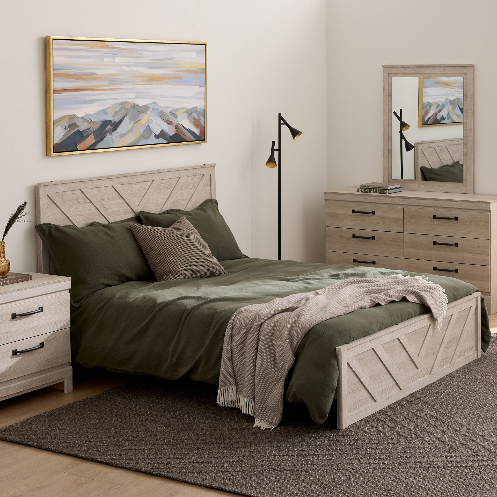 Mobilier de chambre à coucher série 680 - Grand lit Dynamic *680Q | Tanguay