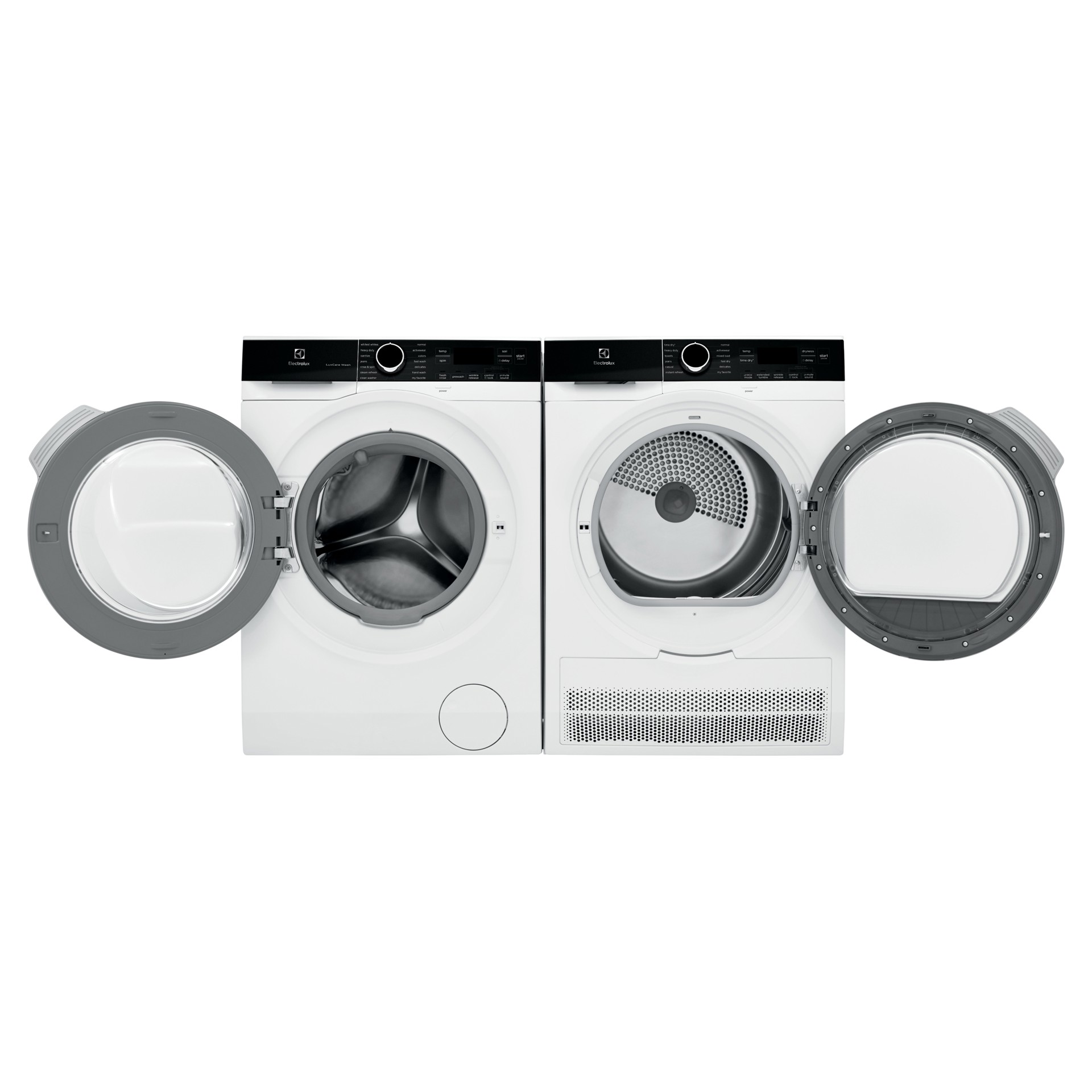 Laveuse vapeur à chargement frontal de 2.8 pi³ et sécheuse électrique ...