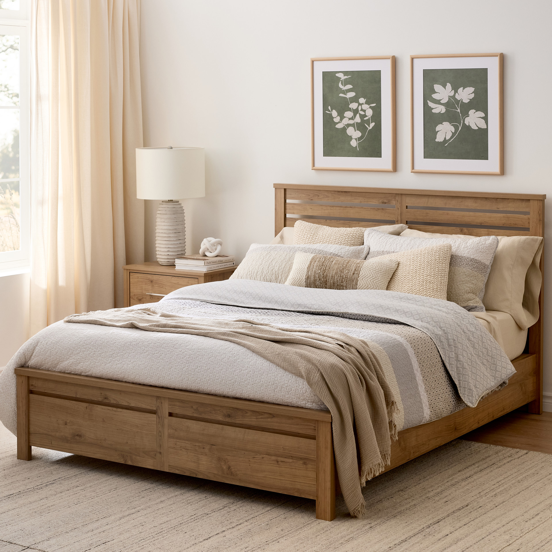 Lit plateforme avec tête - Grand Meq *5757-Q/LIT | Tanguay