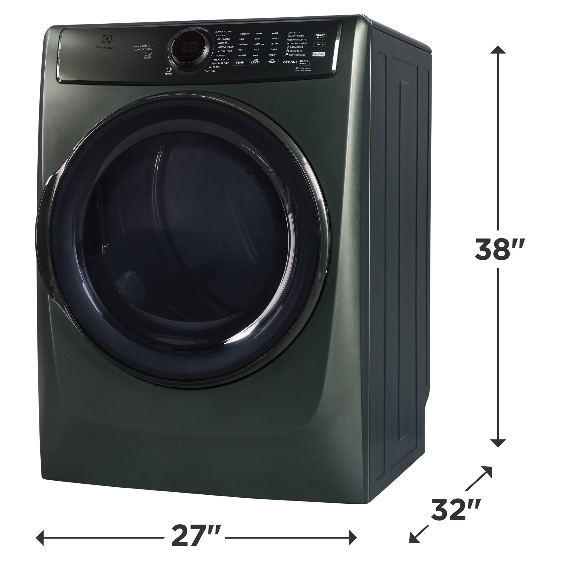Laveuse à chargement frontal de 5.2 pi³ et sécheuse électrique de 8.0 ...
