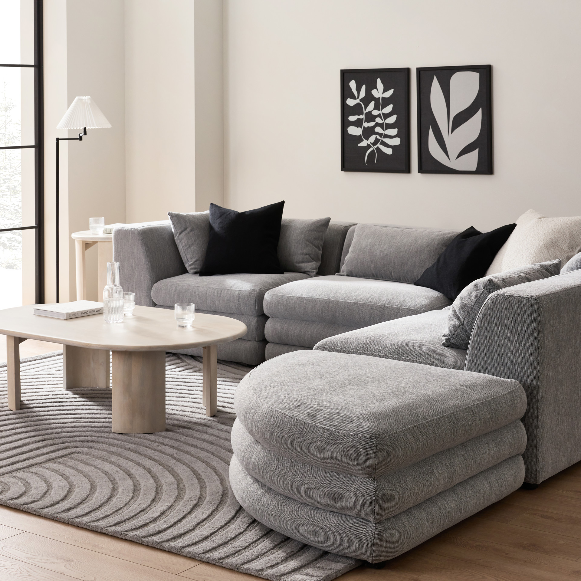 Sectionnel modulaire Lowtide 5 pièces Moe's *LOWTIDE-5MCX | Tanguay
