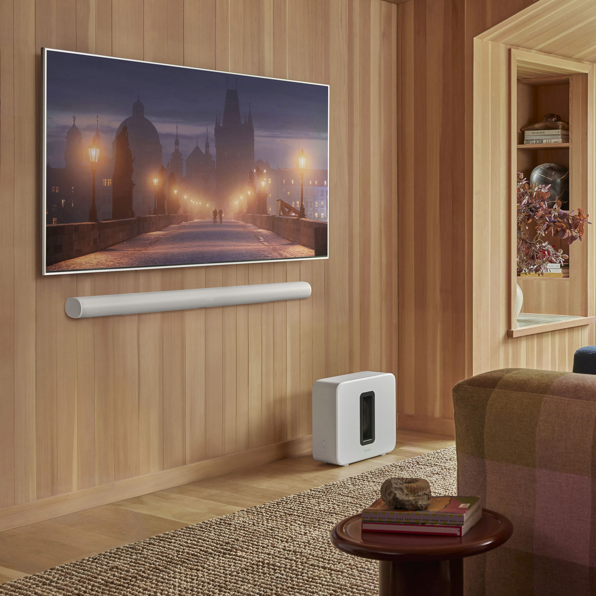 Ensemble barre de son Sonos Arc Ultra et caisson d'extrême grave Sub 4 Sonos *ARCUB+SUBG4B | Tanguay