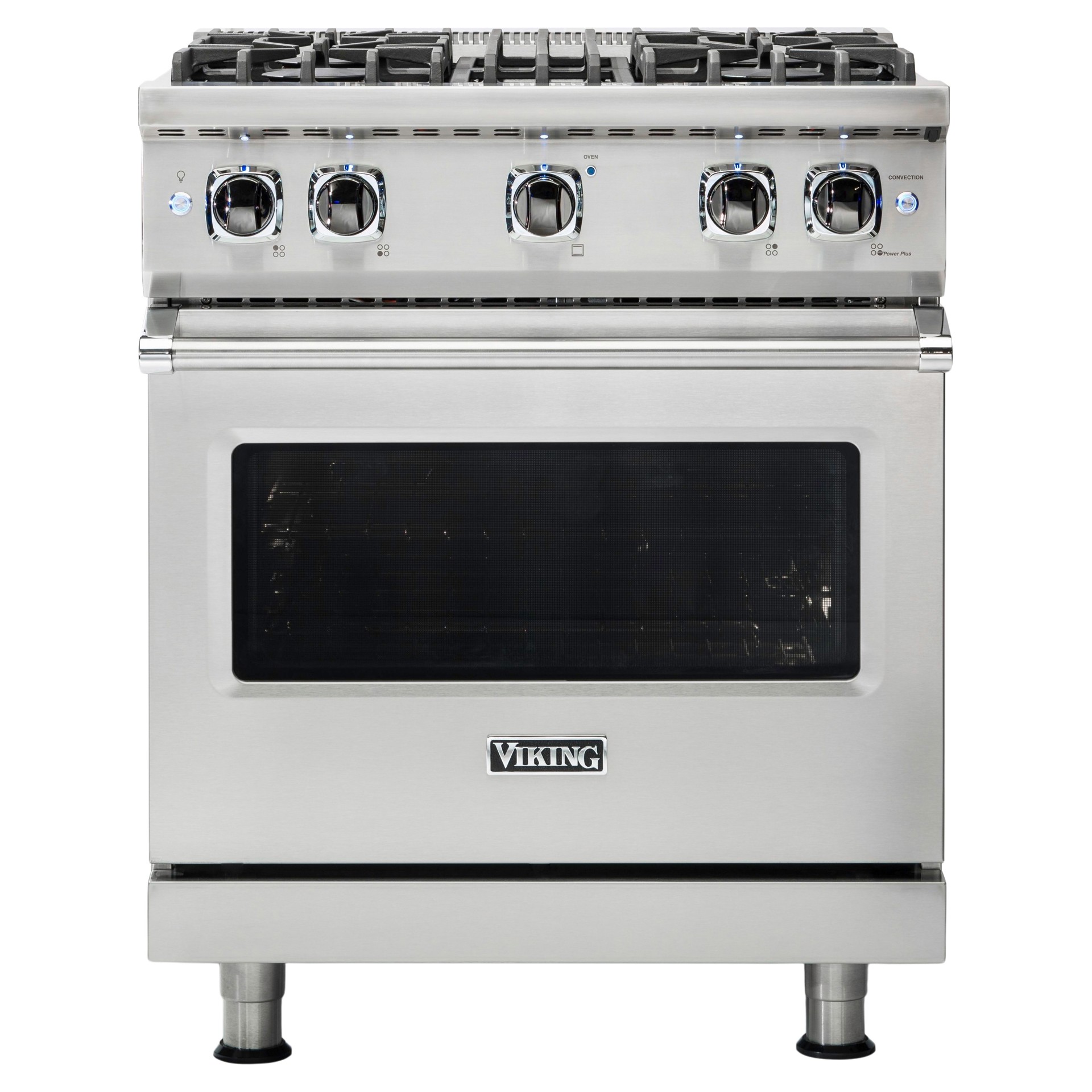 Cuisinière encastrable au gaz avec convection 30 po Viking VGR5304BSS ...