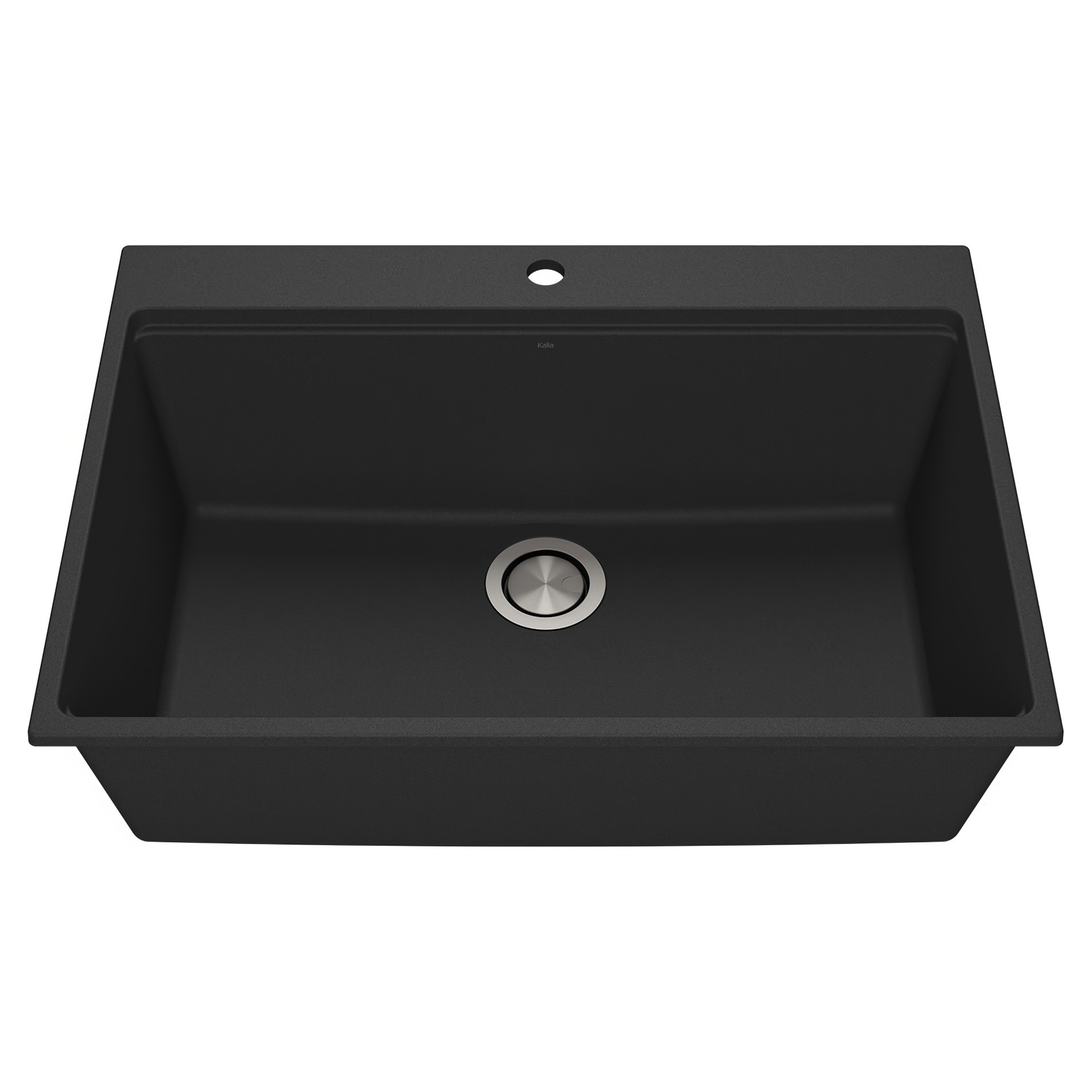Évier de cuisine Granistone 31 po encastré - Noir Kalia KS2140-320 ...