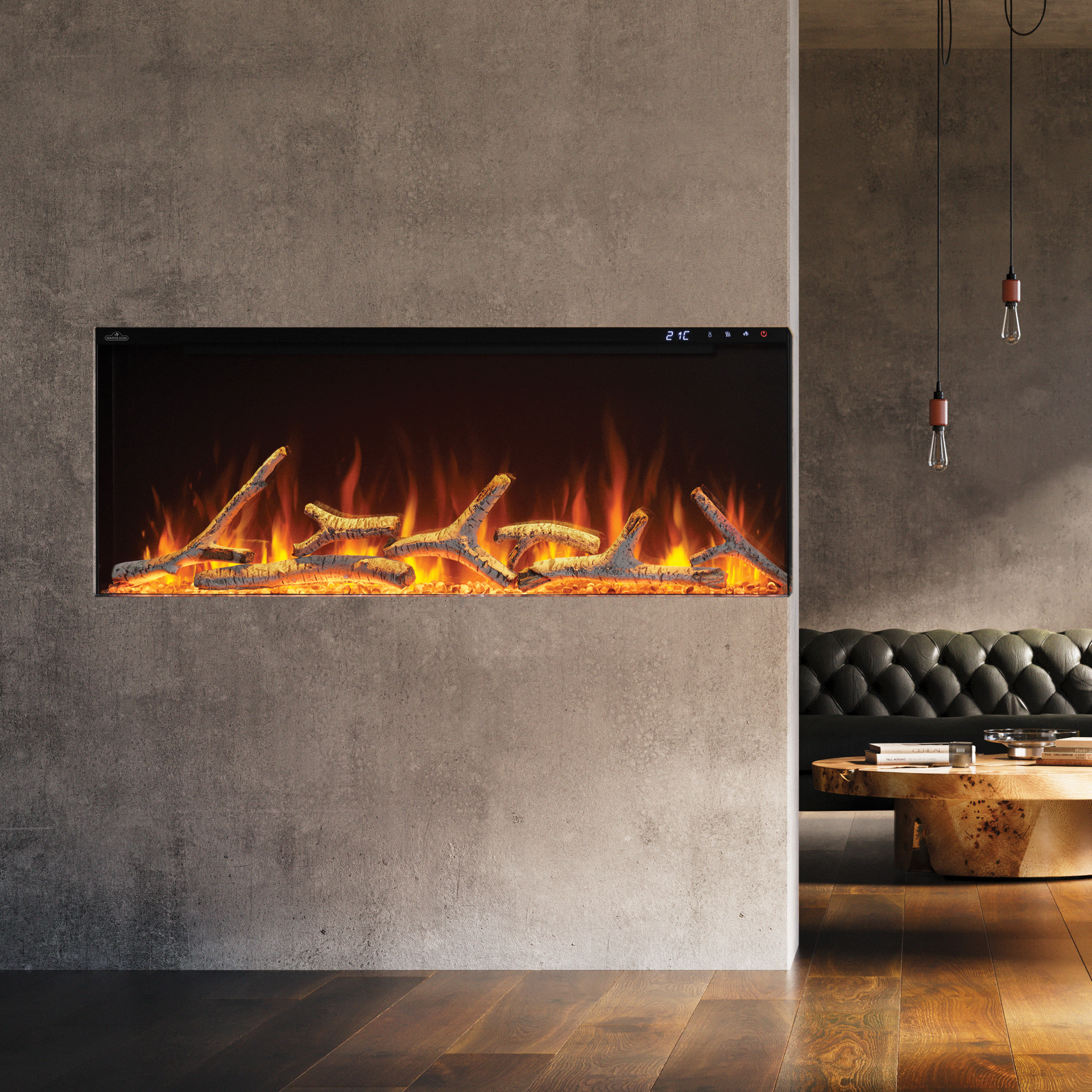 Foyer électrique mural - Astound 62 po Napoleon NEFL62AB | Tanguay