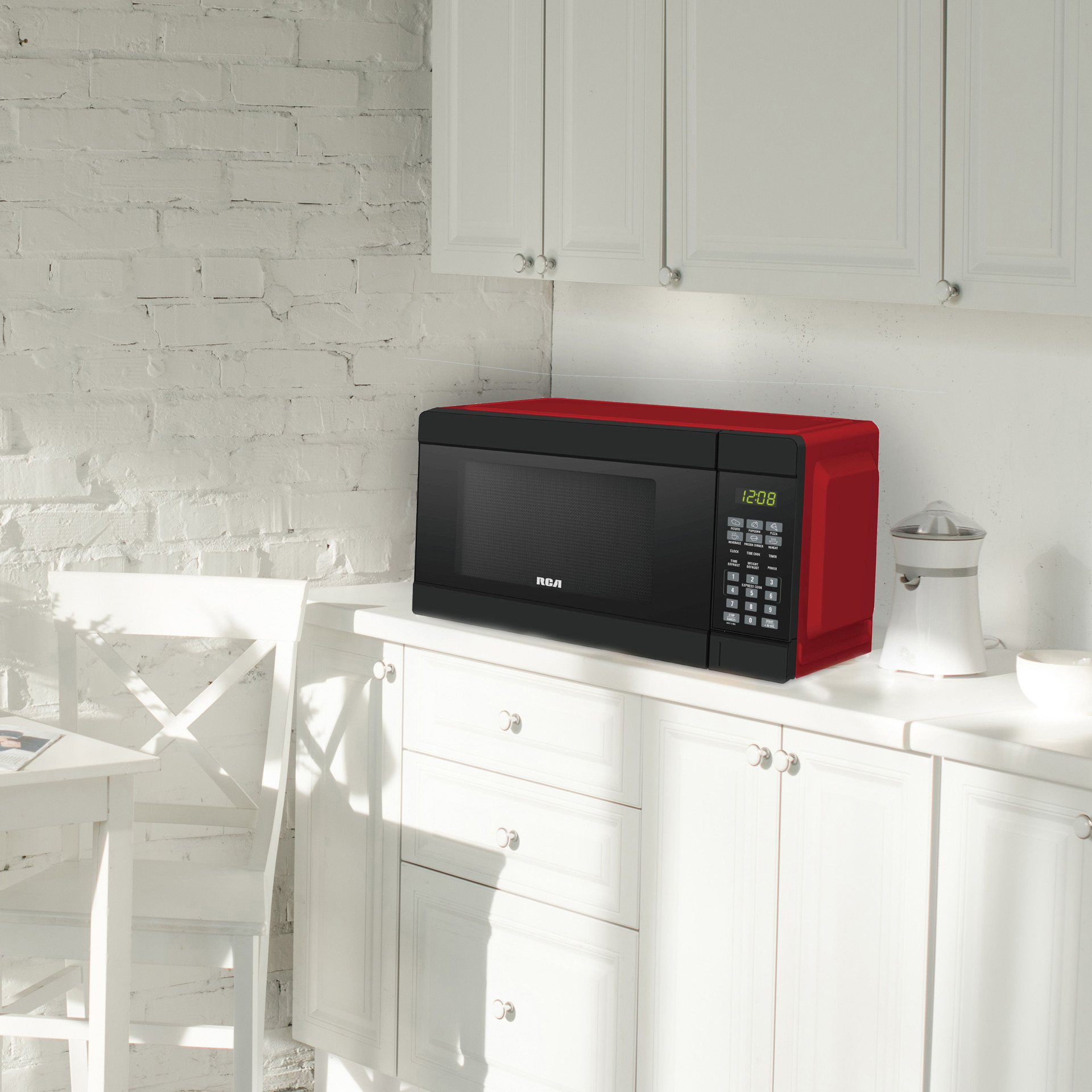 Micro-ondes de comptoir 1.1 pi3 - 1000W RCA EMW1132-RED | Tanguay