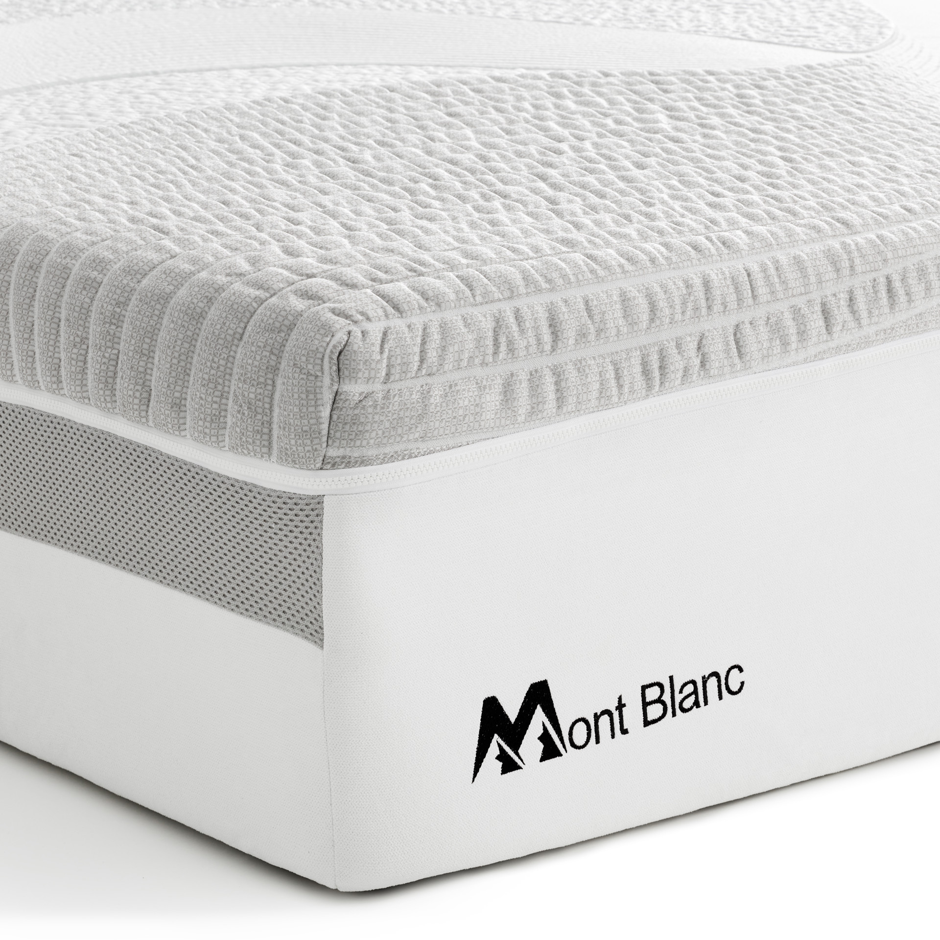 Matelas en mousse mémoire Mont-Blanc semi-ferme - Simple XL Zedbed ...