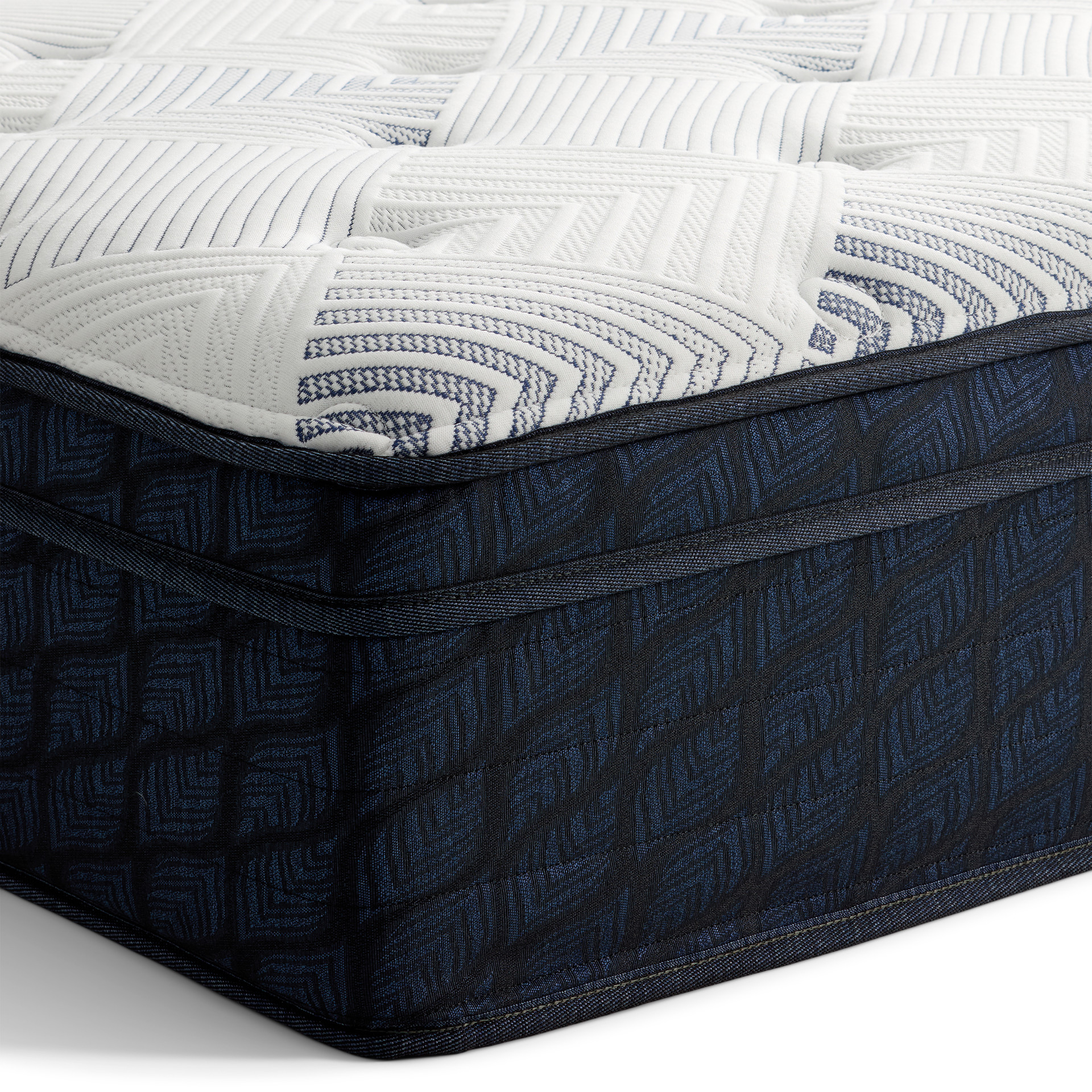 Matelas en mousse gel et ressorts Pierrefonds semi-ferme - Grand Serta ...