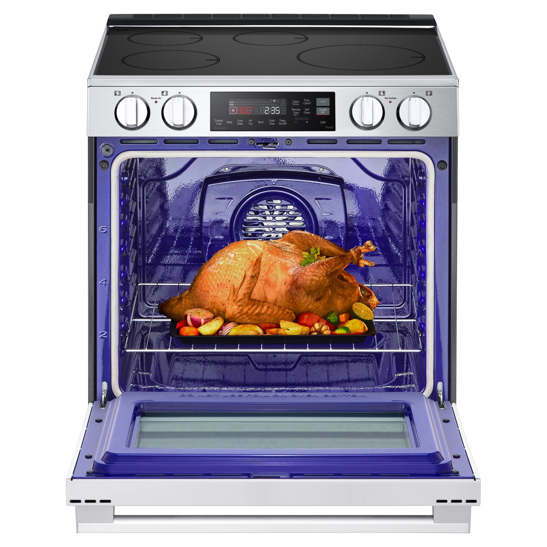 Cuisinière à induction intelligente encastrable avec convection et Air ...