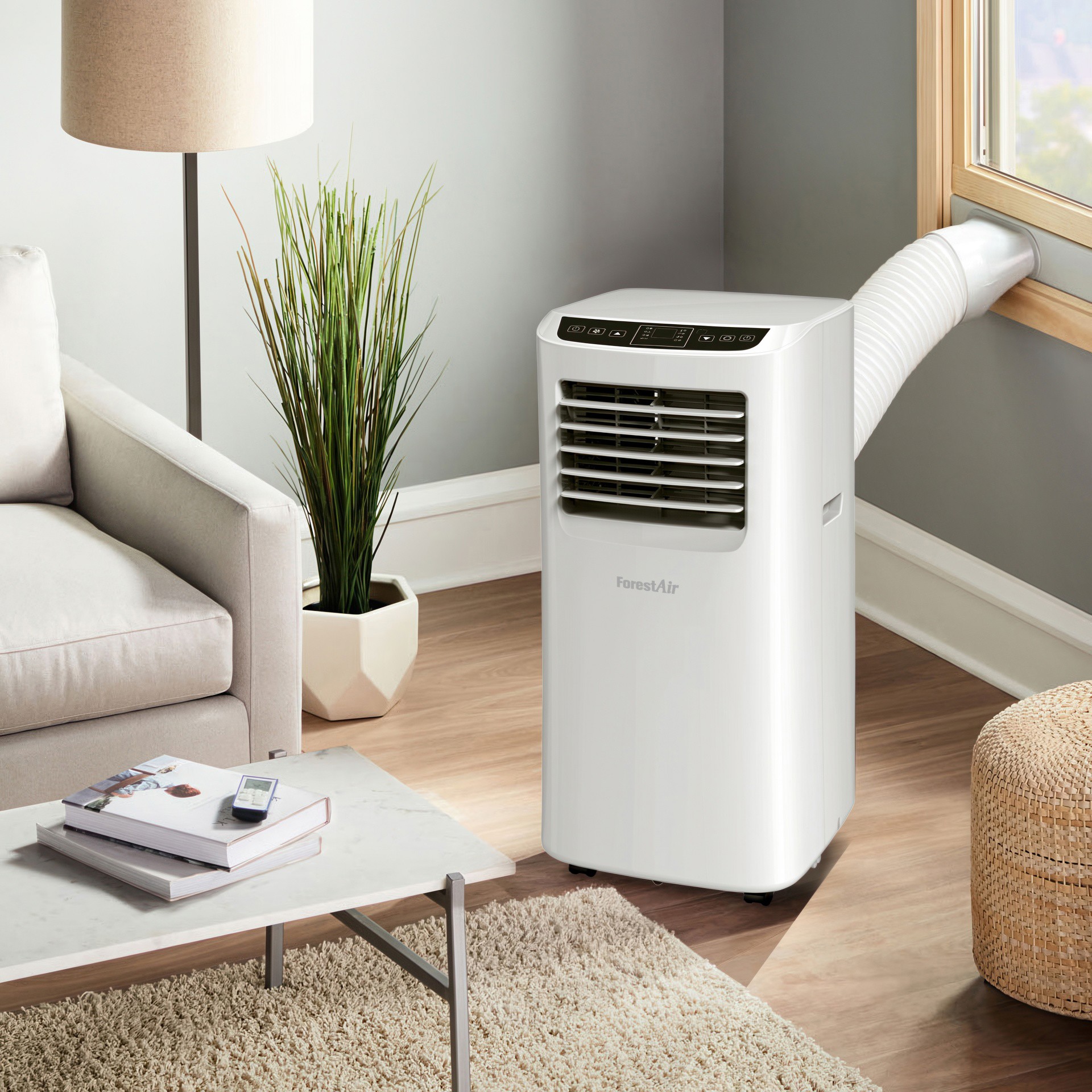 Climatiseur portable 3-en-1 5100 BTU (7000 BTU norme ASHRAE) ForestAir A019-08KR/FA019A-05KR ...