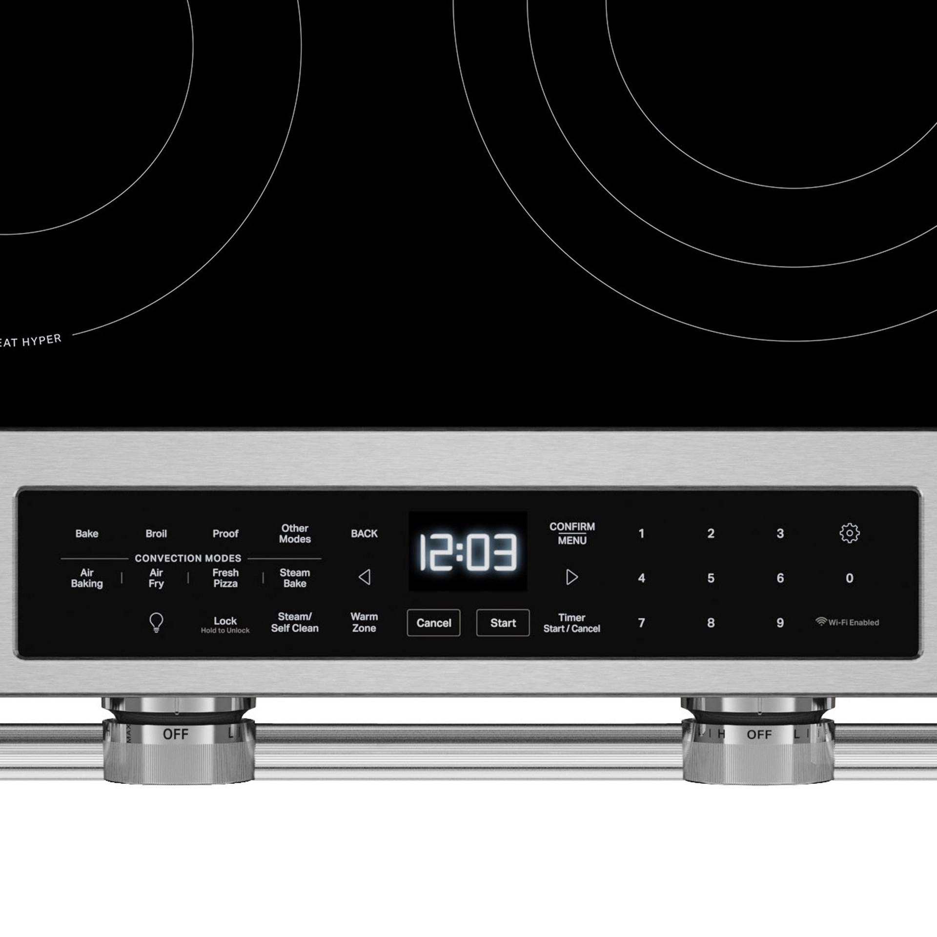 Cuisinière électrique de 30 po 5.3 pi³ avec convection véritable et Air ...