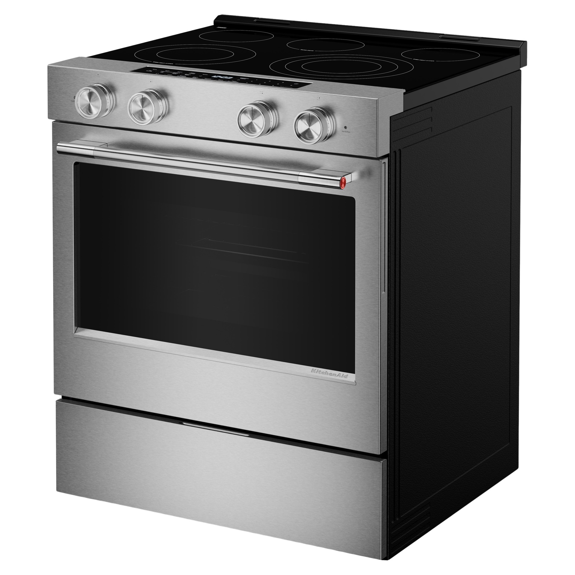 Cuisinière électrique de 30 po 5.3 pi³ avec convection véritable et Air ...