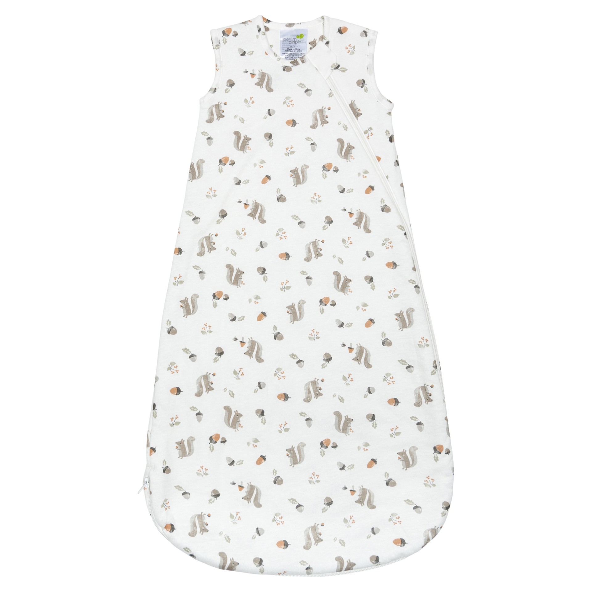 Sac de nuit en bambou Écureuils (1 Tog) 6-18 mois Perlimpinpin BB33606 ...