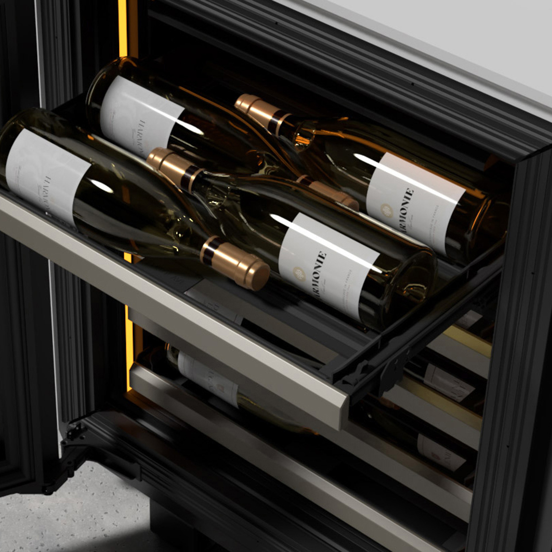 50-bottle Harmonie Wine Cabinet EuroCave DHALSCPP | Tanguay