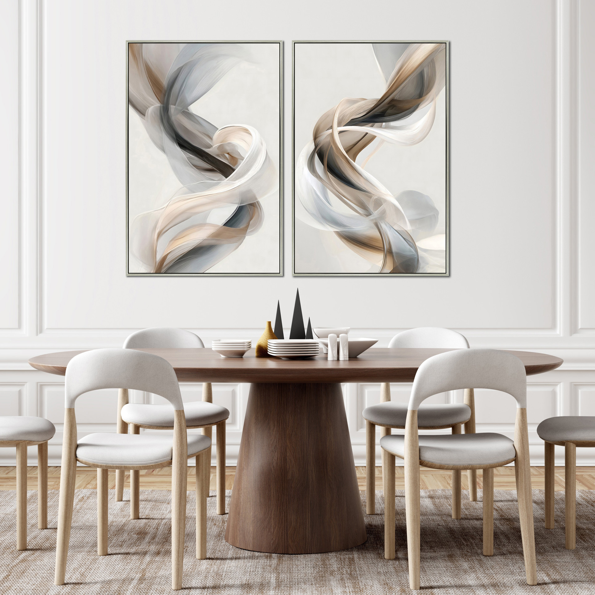 Toile Torsade de soie - 31 x 46 po STREAMLINE ART | Tanguay