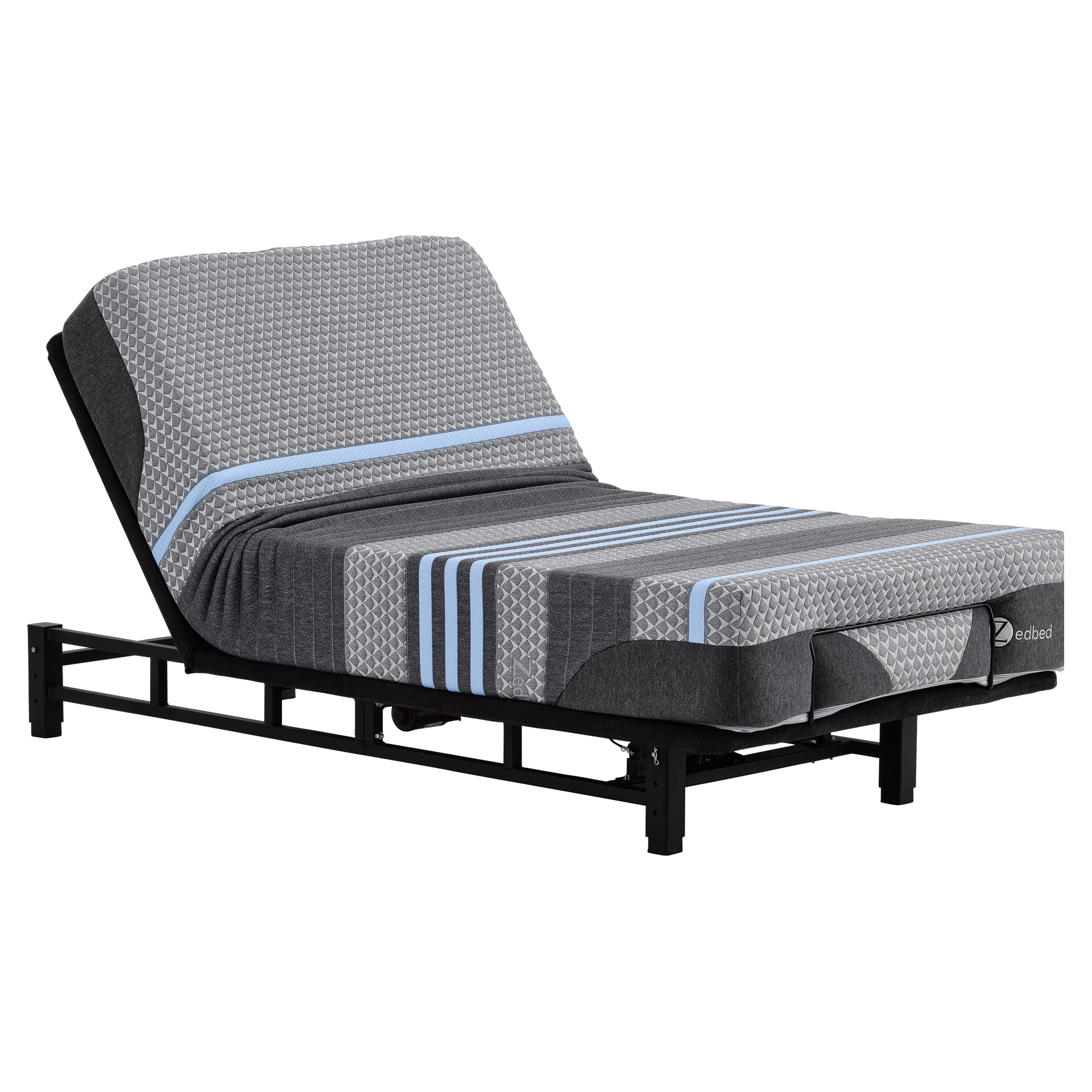 Ensemble lit ajustable et matelas demi Grand lit Zedbed | Tanguay