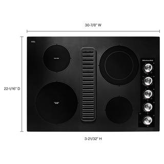Plaque de cuisson 30 po - Boîte ouverte KitchenAid KCED600GBL | Tanguay