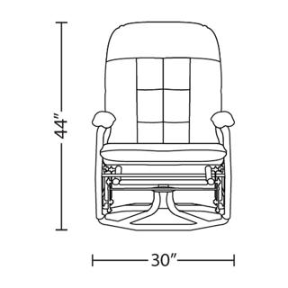 Swivel Rocking Chair Pel 194109-15 | Tanguay