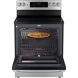 Cuisinière encastrable 30 po avec convection et air fry GE JCB840STSS ...