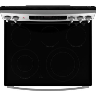Cuisinière encastrable 30 po avec convection et air fry GE JCB840STSS ...