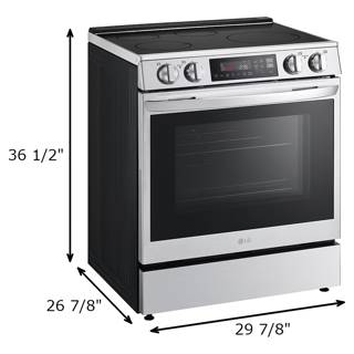Cuisinière à induction encastrable 30 po LG LSIL6334F | Tanguay