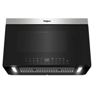 Four à micro-ondes encastré à hotte avec fonction Air Fry - 1400 W ...