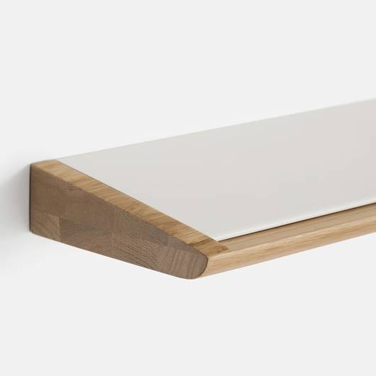 Tablette murale chêne blanc/blanc Ergonofis KIT-WS-V01-32-WHT-OAK | Tanguay